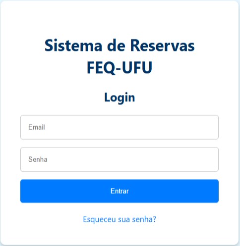 Sistema de Reservas - FEQ / UFU | FEQ